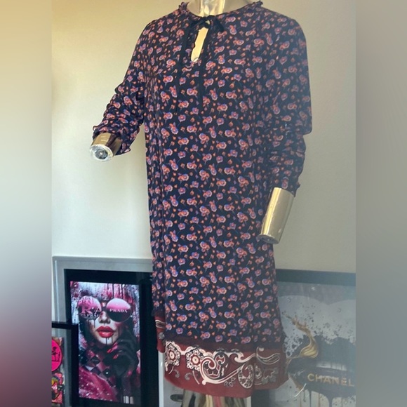 Coach | Dresses | Coach Sheer Daisy Print Silk Dress | Poshmark